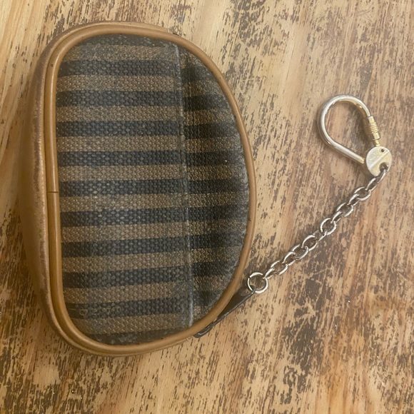 Fendi | Bags | Fendi Striped Coin Purse Key Fob Circa 98 Very Old And ...